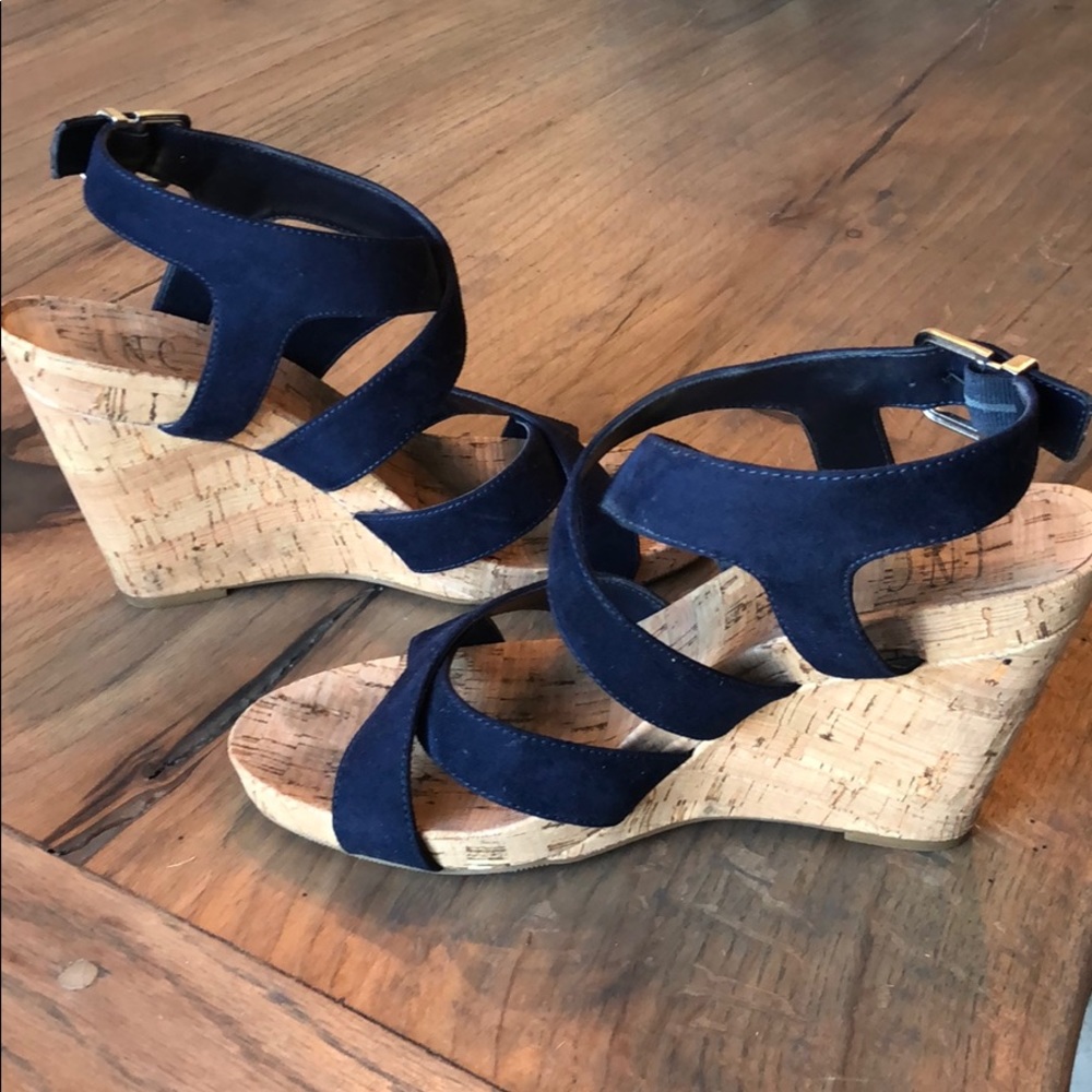 Blue Strappy Shoes - Gem